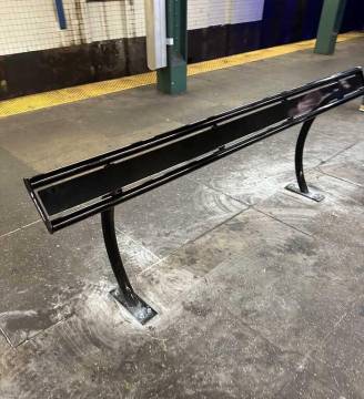 MTA’s New ‘Lean’ Bench in W. 4th St. Subway Station Raises Hackles from ...