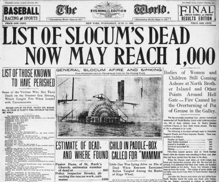 Remembering the General Slocum Disaster 120 Years Later