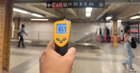 When Street Temps are Hot, Subway Platforms are Even Hotter