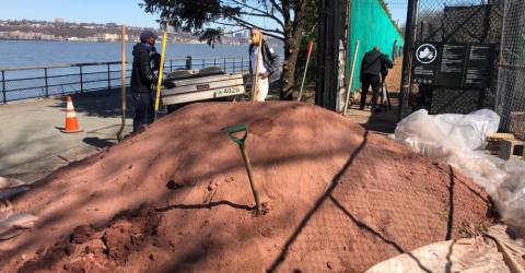 Fresh Red Clay Signals Spring at Riverside Park Tennis Courts