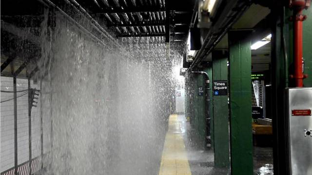 Water Main Bursts Near Times Sq., Sending About 2 Million Gallons Into ...